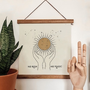 No Risk. No Magic. || Art Print || Vintage Inspired Art ...