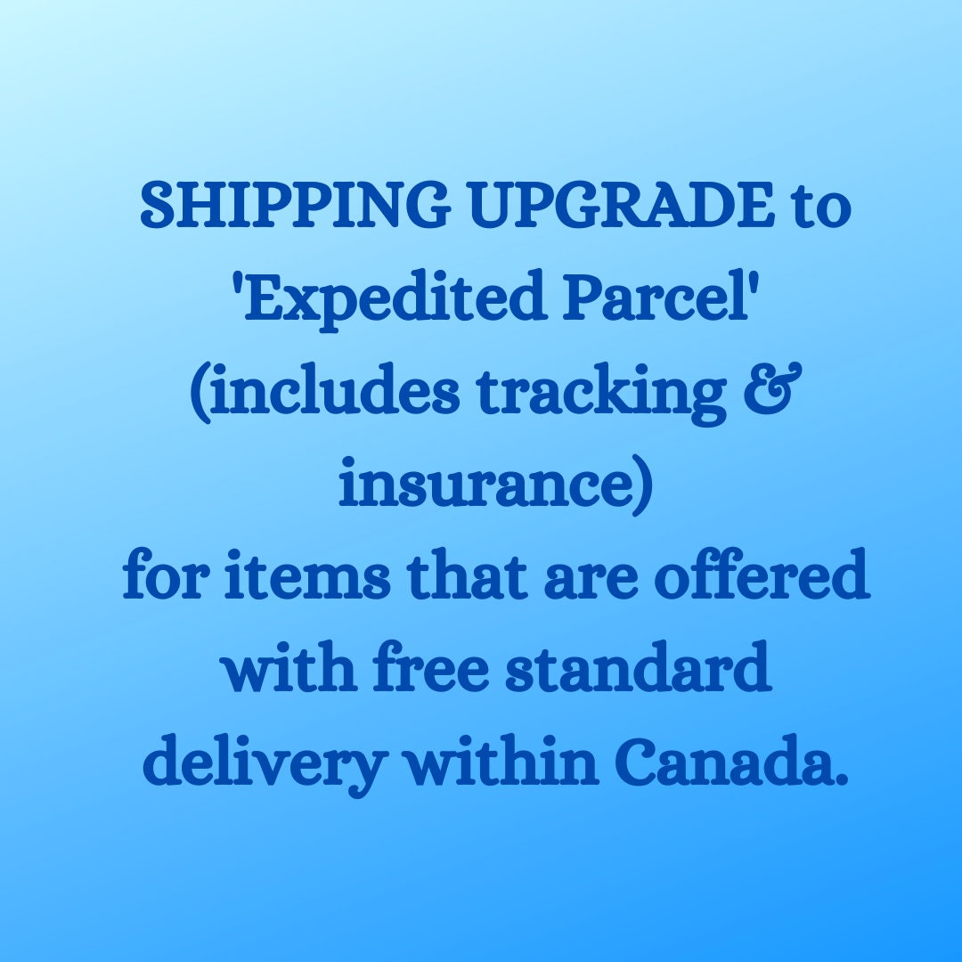 Shipping Upgrade to Expedited Parcel Delivery Within Canada - Etsy UK