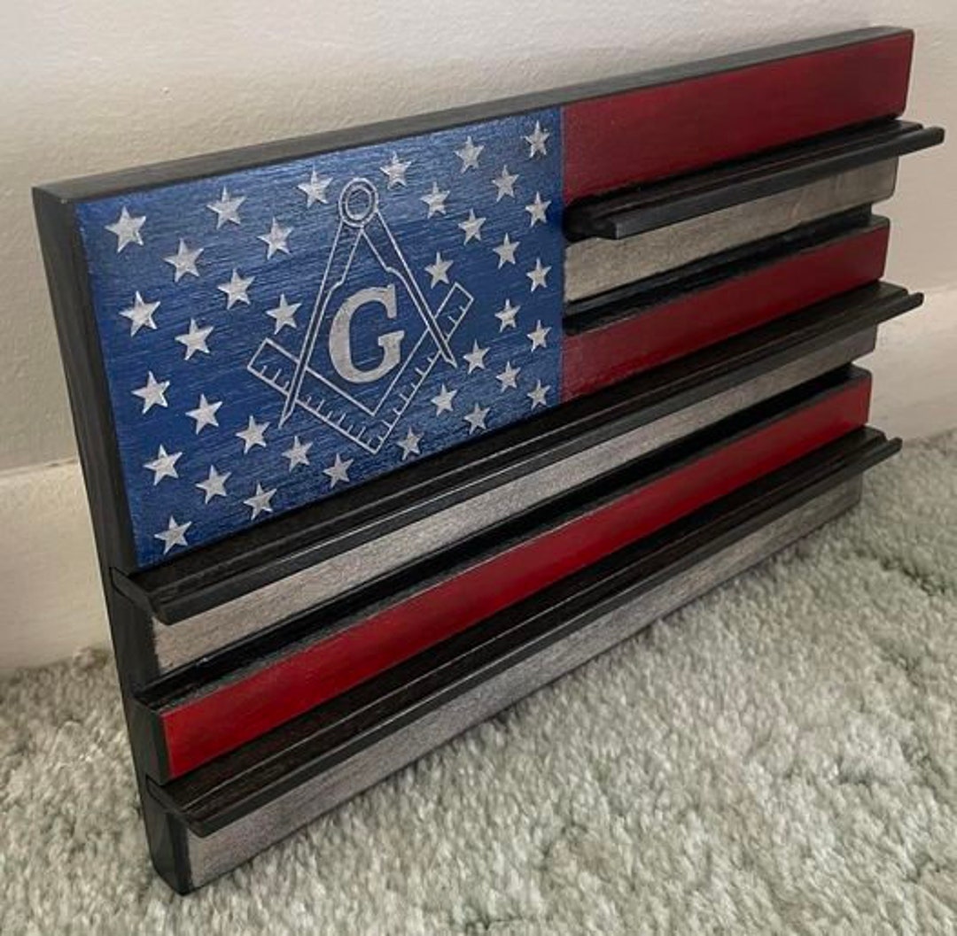 Challenge Coin Holder Display up-right/wall Mount Option We Customize ...