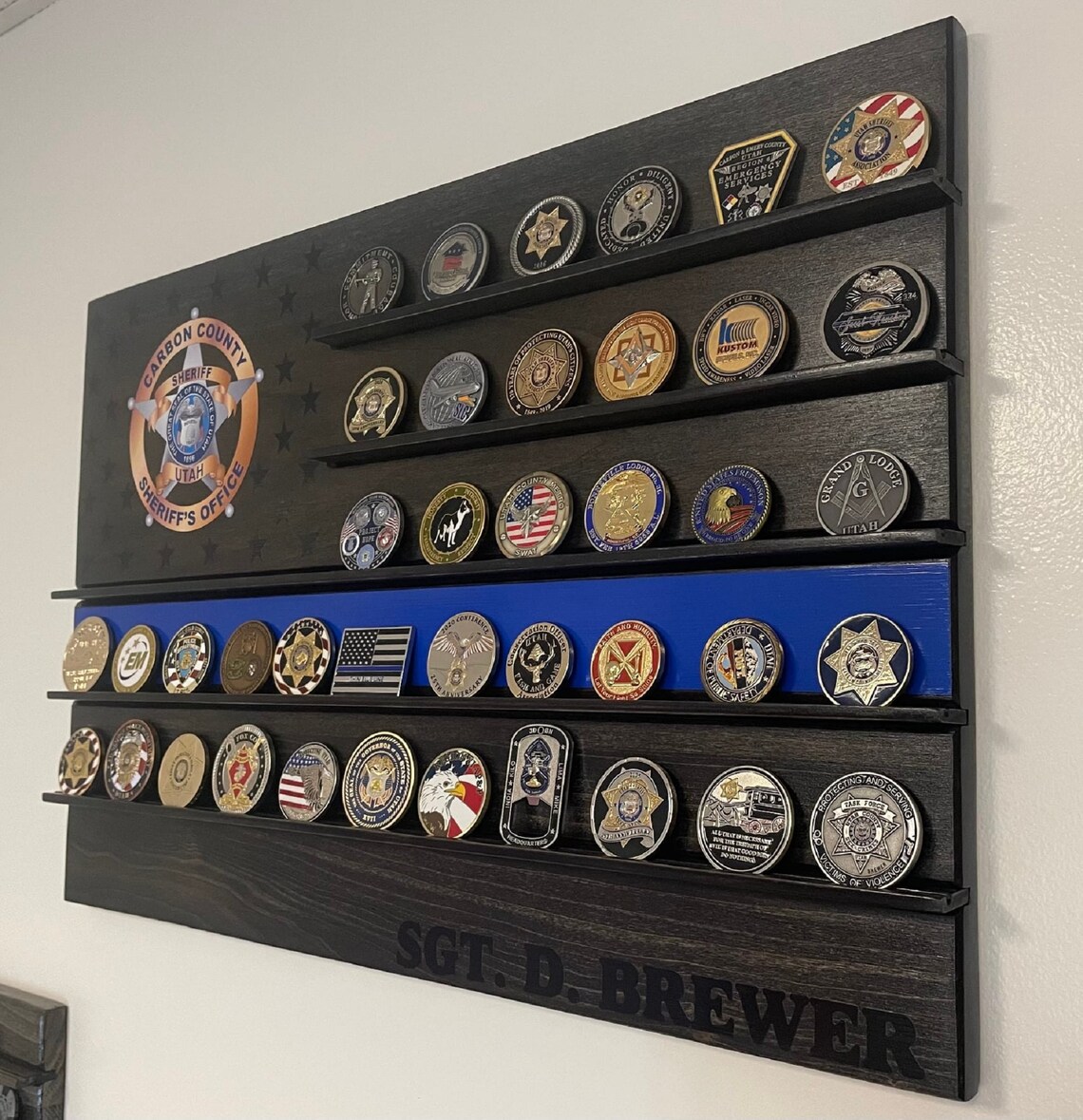 Challenge Coin Board We Customize for Free | Etsy