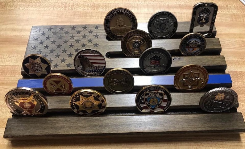 Challenge Coin Holder Display We Customize for Free | Etsy