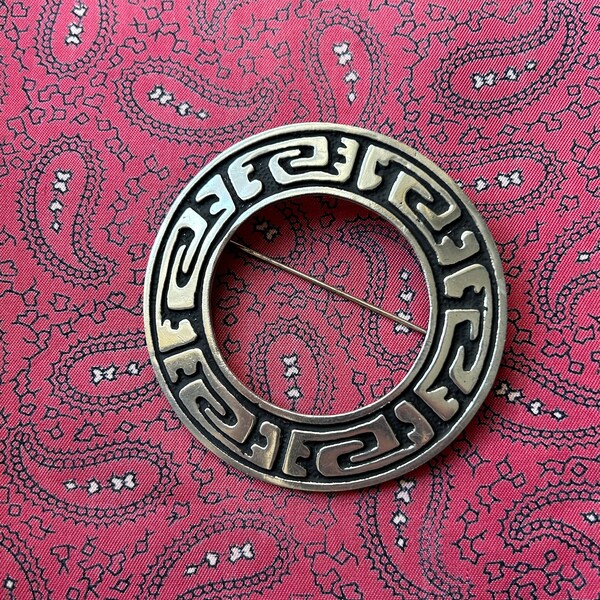 Aztec Brooch - Etsy UK