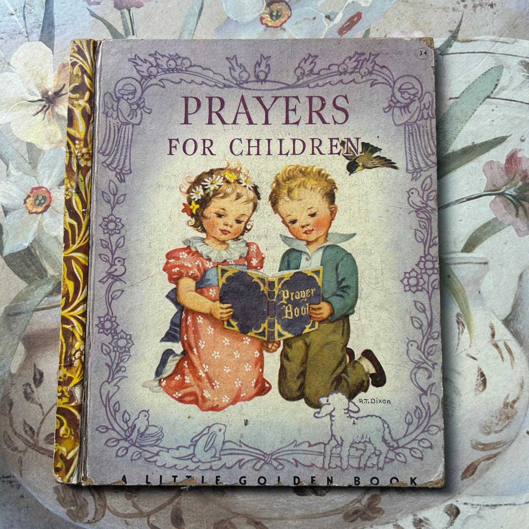 A Lovely Little Vintage 1950s Copy of Prayers for Children by Rachel ...