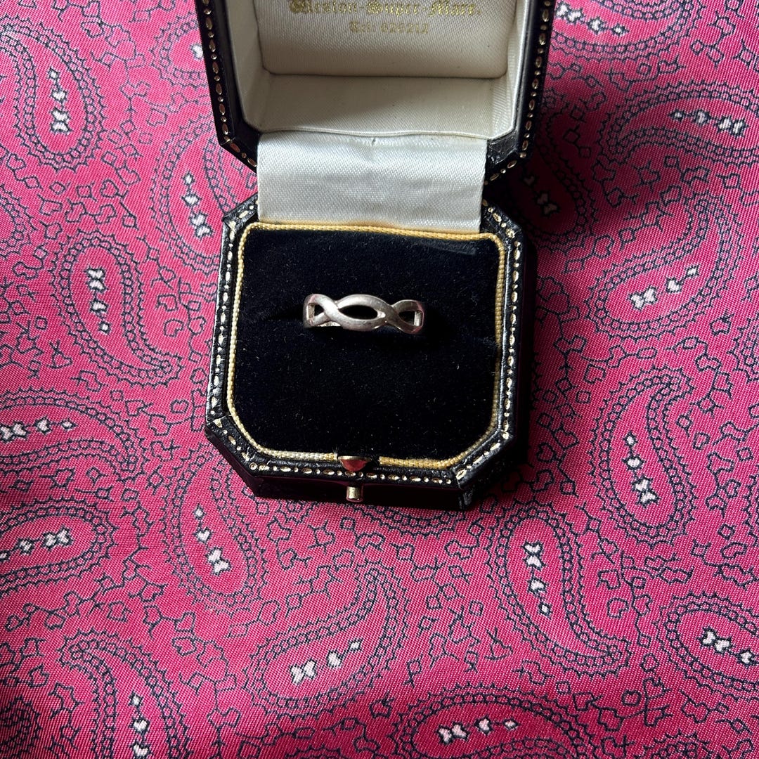 Beautiful Vintage Silver Openwork Ring. Size R. Weight 2.45g. - Etsy