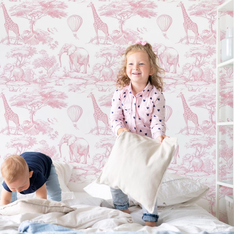 Nursery Blush Wallpaper - Etsy