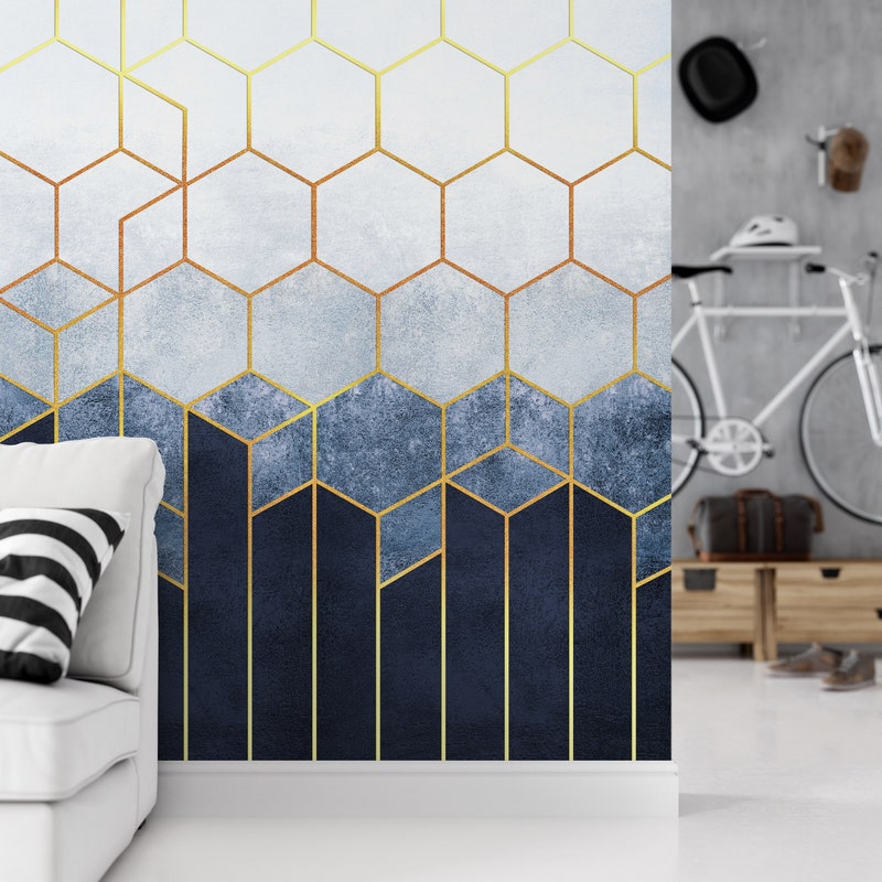 Honeycomb Wallpaper - Etsy
