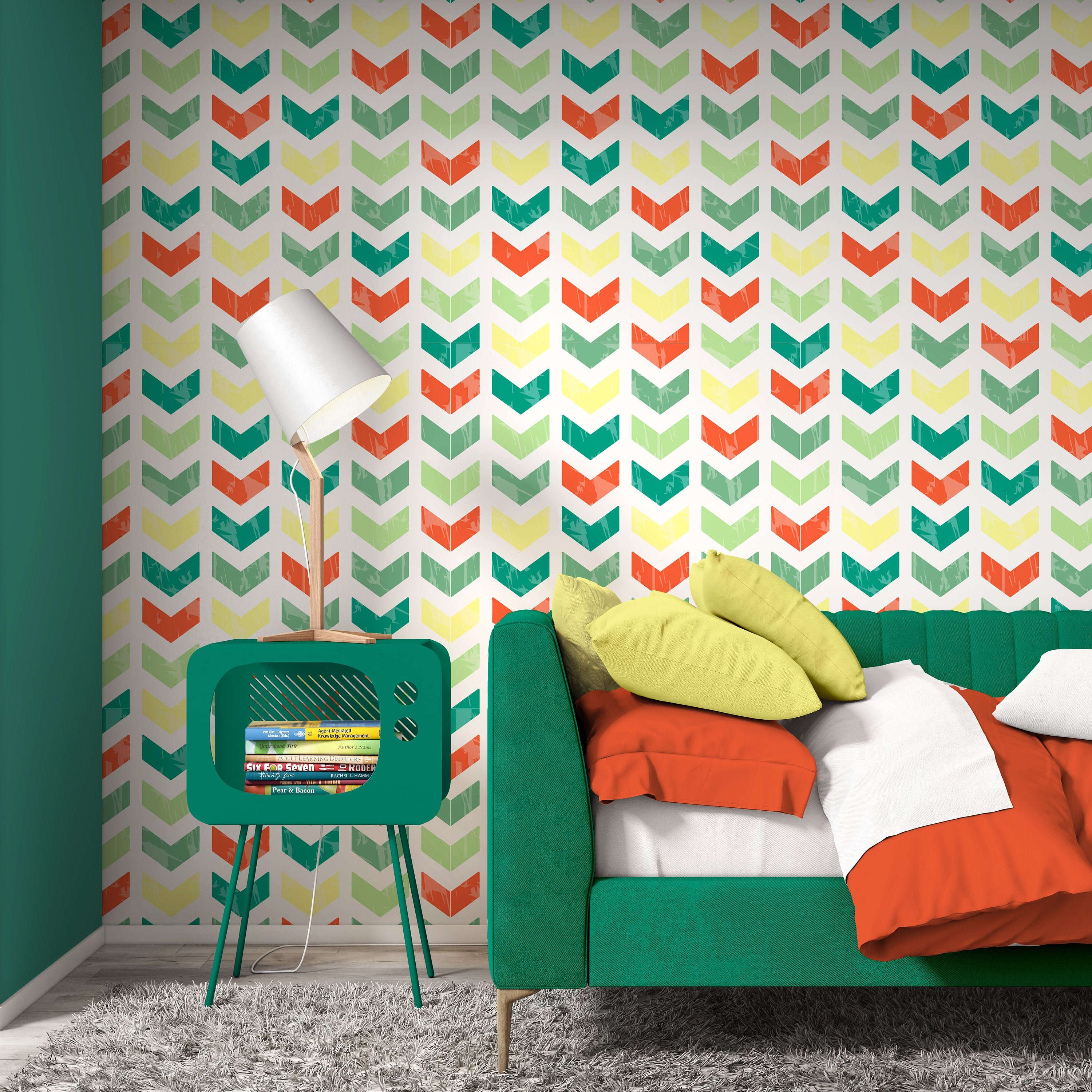 Colorful Chevron Wallpaper