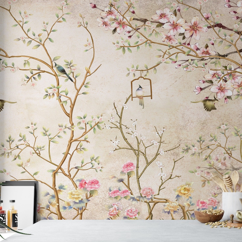 Bird Wall Mural - Etsy