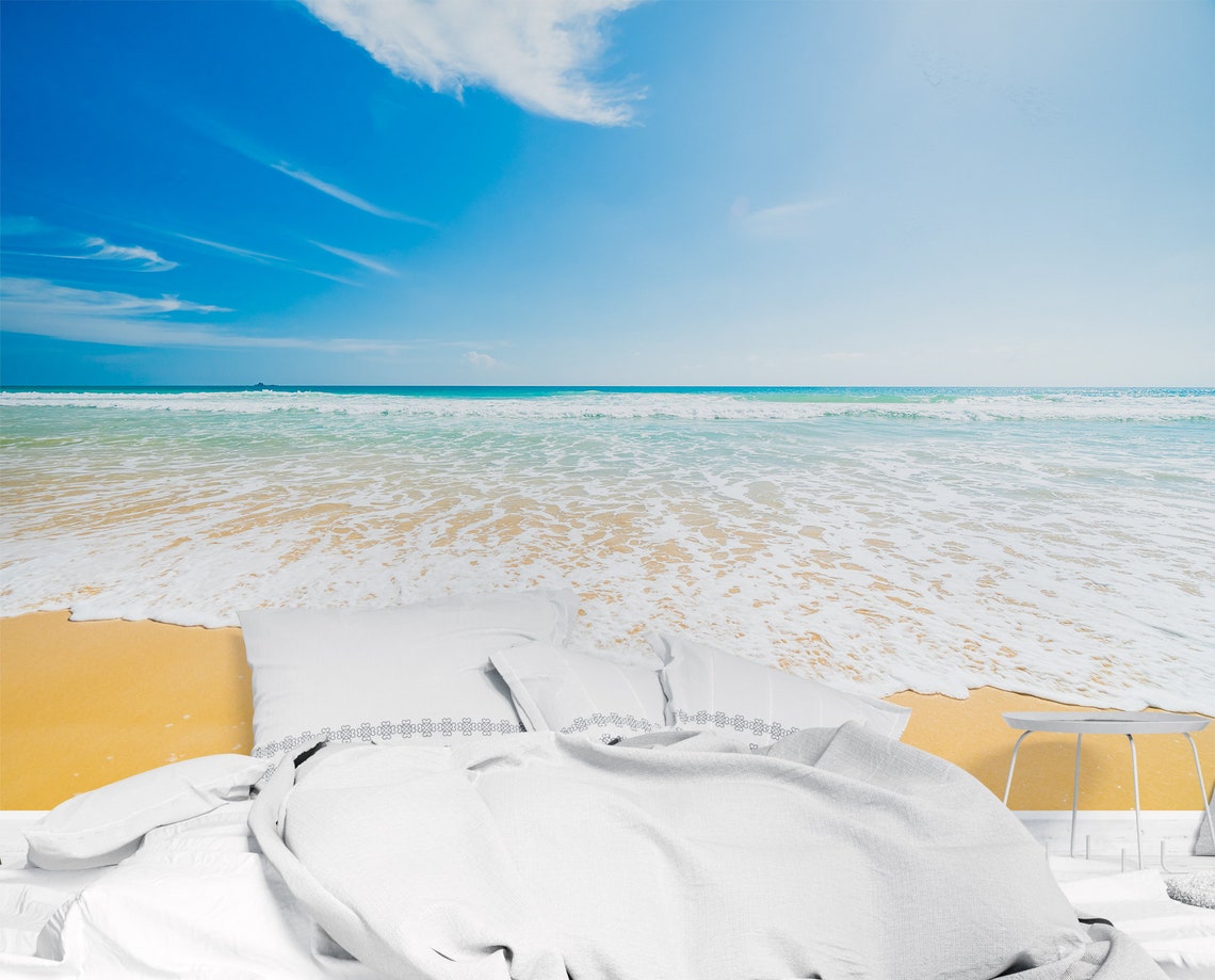 Sea Landscape Wallpaper Beach Wallpaper Seashore Wallpaper - Etsy