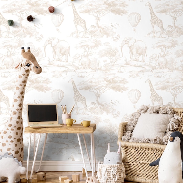 Giraffe Wallpaper - Etsy UK