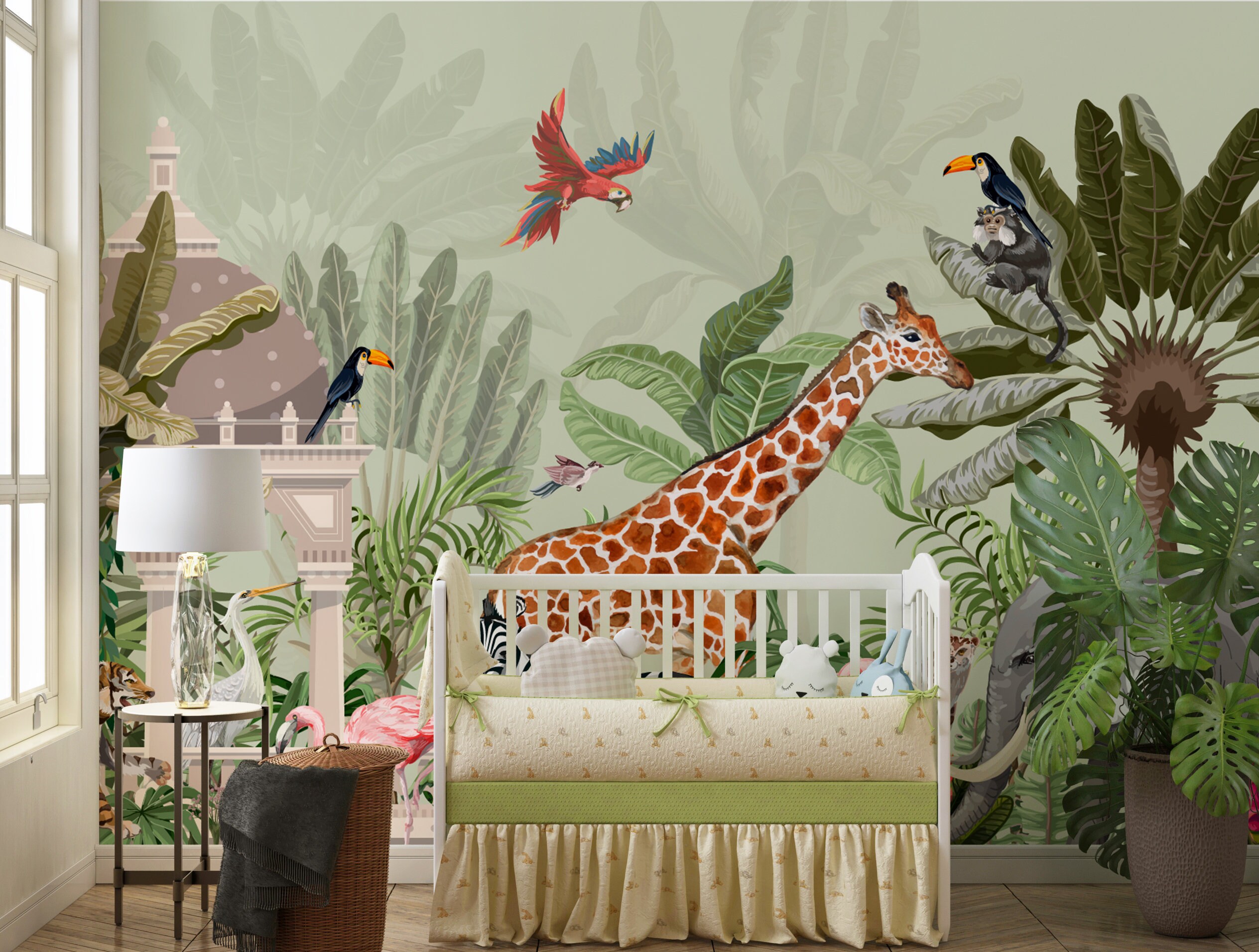 Jungle Wallpaper Safari Wallpaper Animals Wallpaper - Etsy
