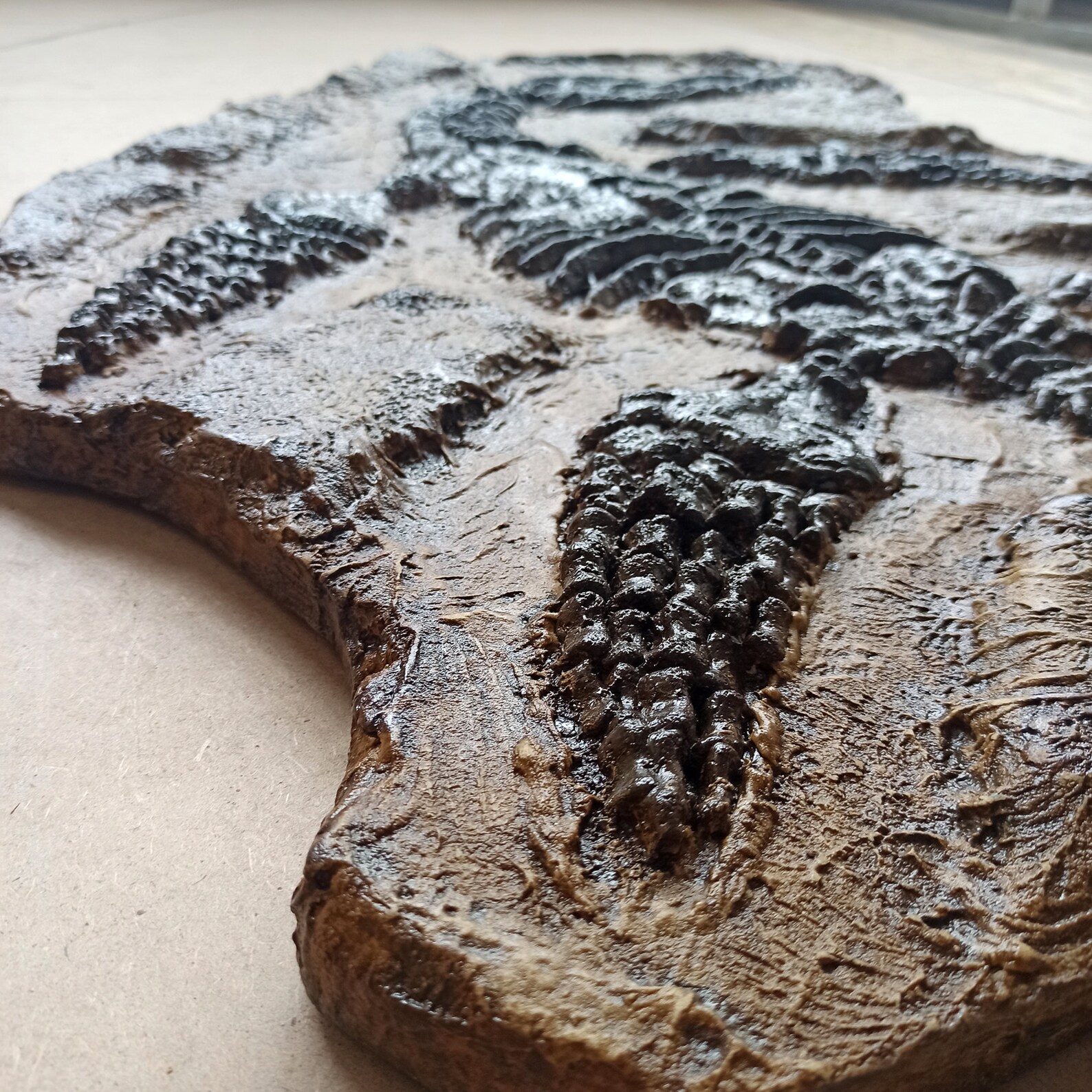 Giant Plesiosaur Fossil Mauricio Fernandez Fossil Replica Mesmerizing ...