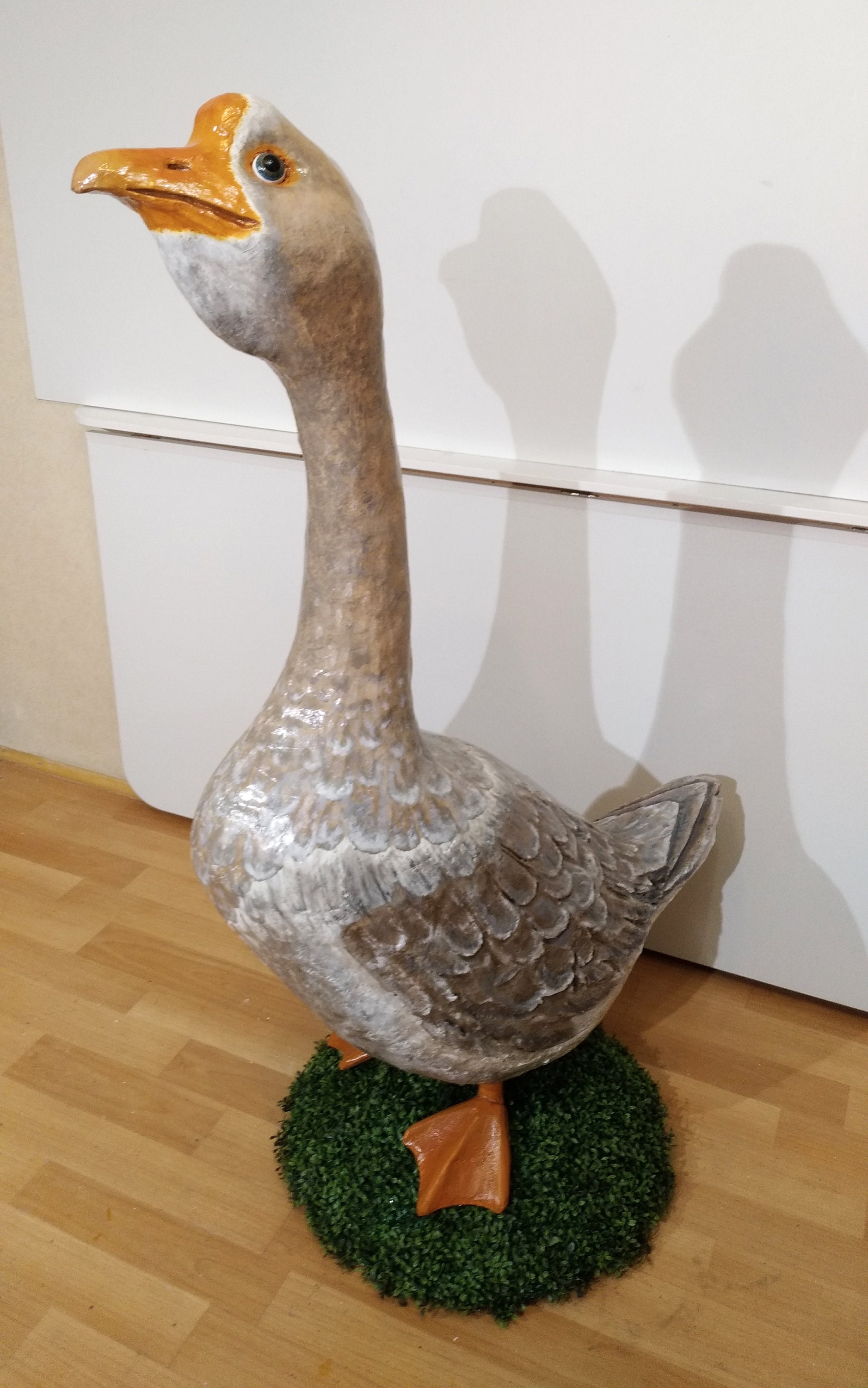Realistic Goose Statue Amazing Sculpture for Garden, Yard, Park ...