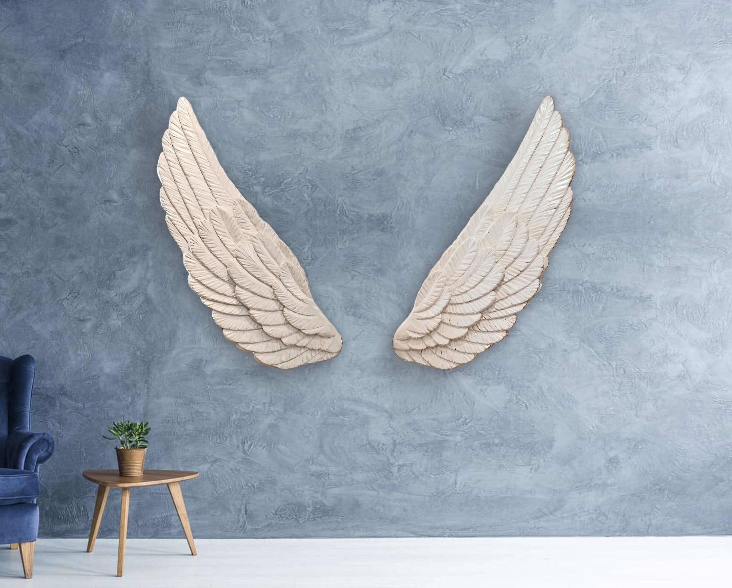 Giant Angel Wings 3D Wall Decor Art Large Wall Hanging 2 - Etsy