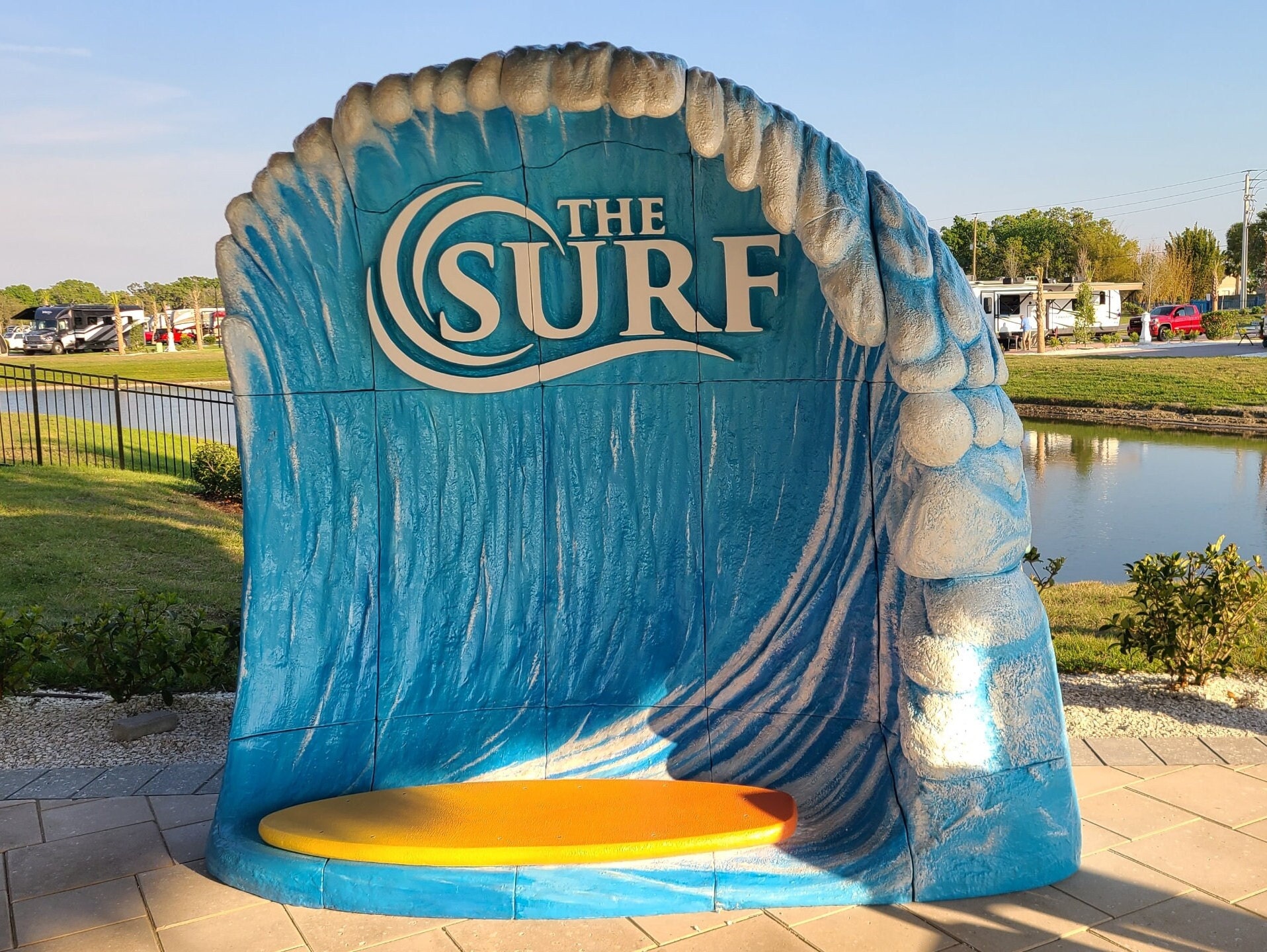 Surfing Wave Photo Op Jump on This Surf Board and Ride the Waves for a ...