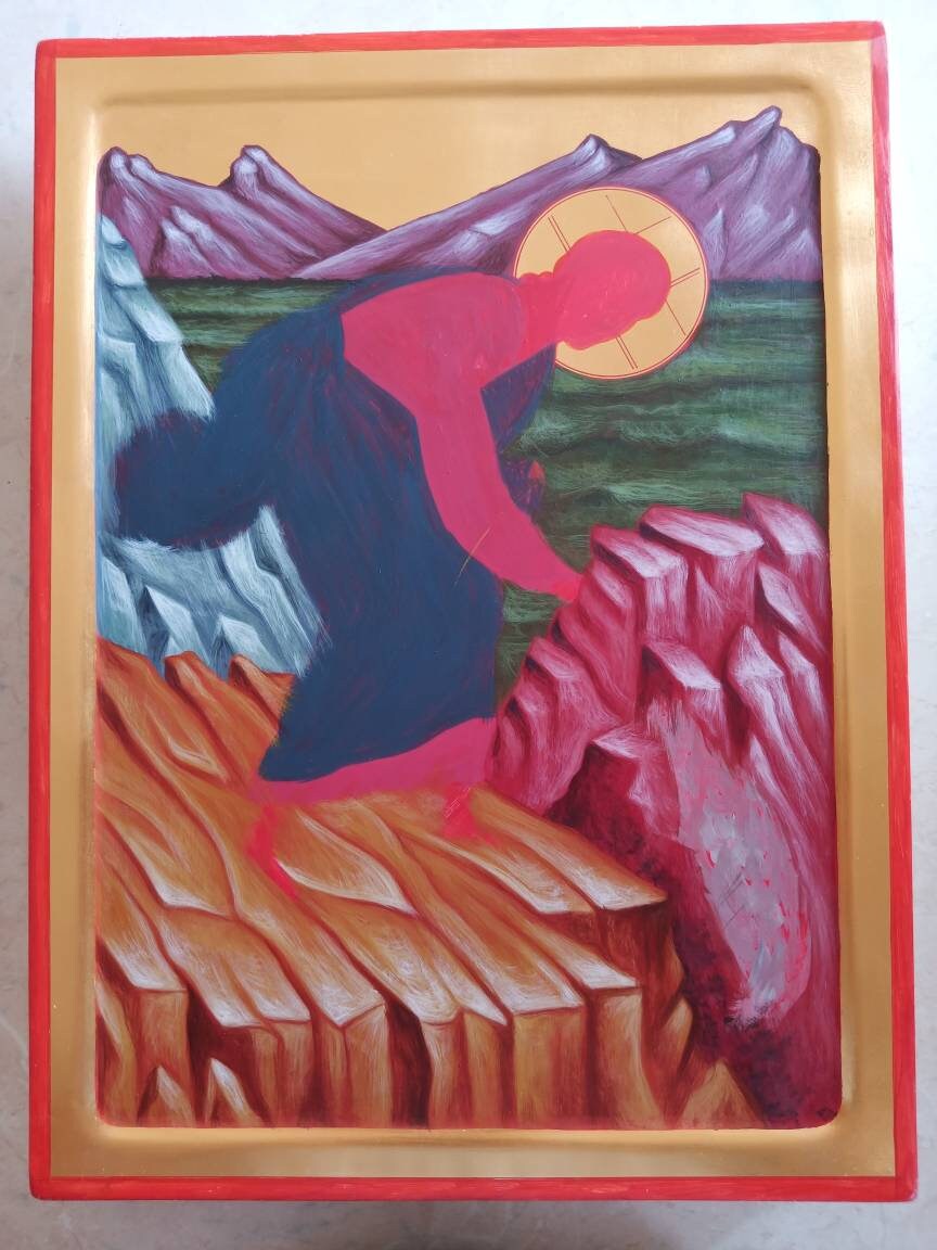 Good Shepherd Icon 30/40 Cm 11.8/14.7 Inches Linden Wood 24 - Etsy