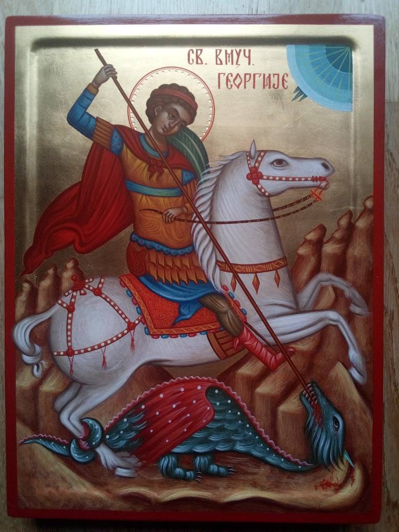 Saint George ,orthodox Icon,christian Gift - Etsy