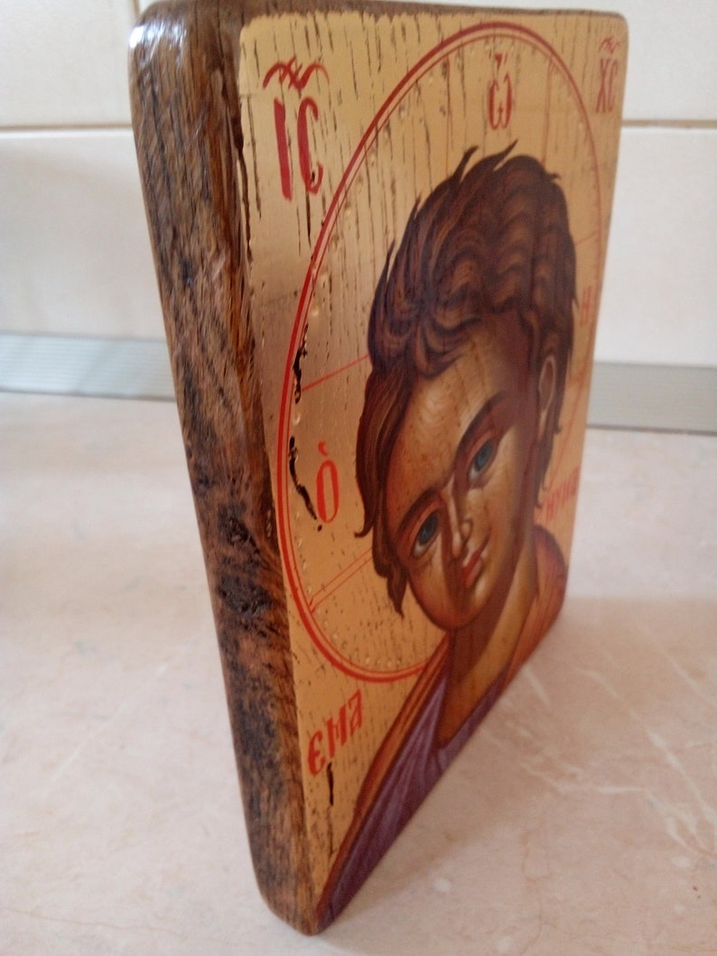 Emanuel,jesus Christ, Gospod, Orthodox Icon, 24k Gold, - Etsy