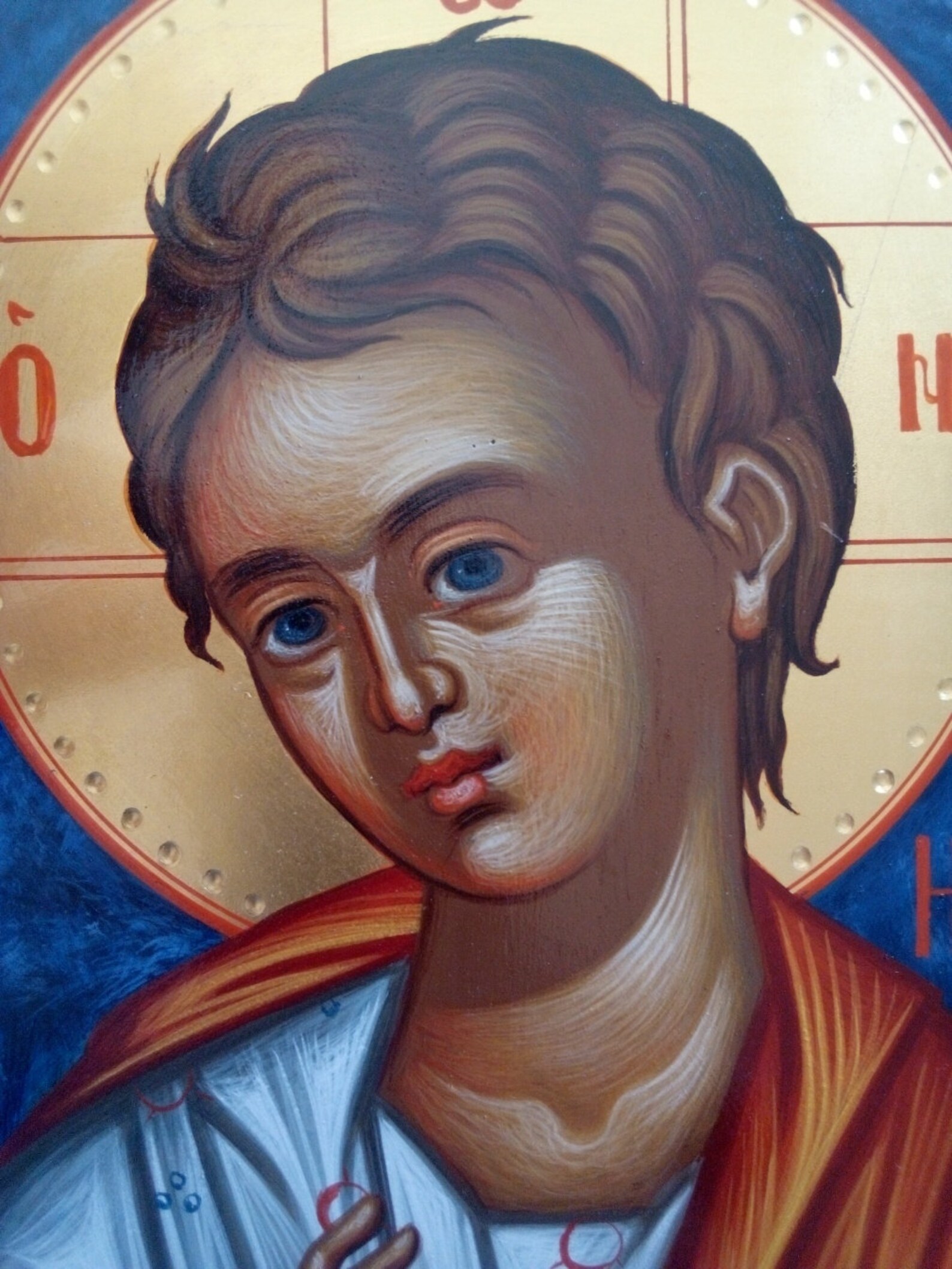 Emanuel,jesus Christ, Gospod, Orthodox Icon, 24k Gold, - Etsy