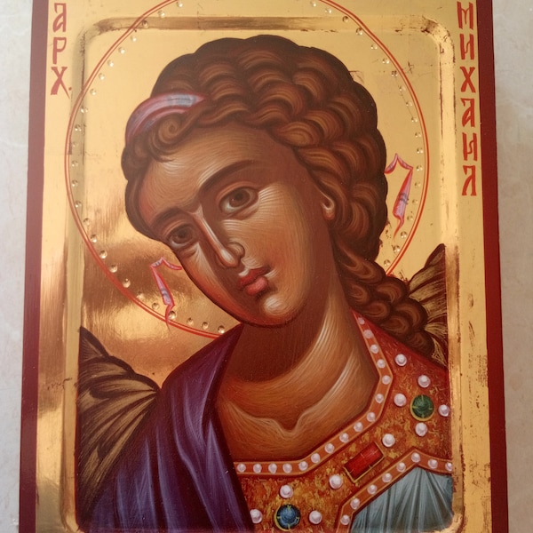 Archangel Michael Orthodox Icon - Etsy