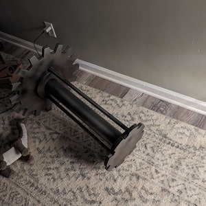 Large Axle Prop / Industrial End Table - Etsy