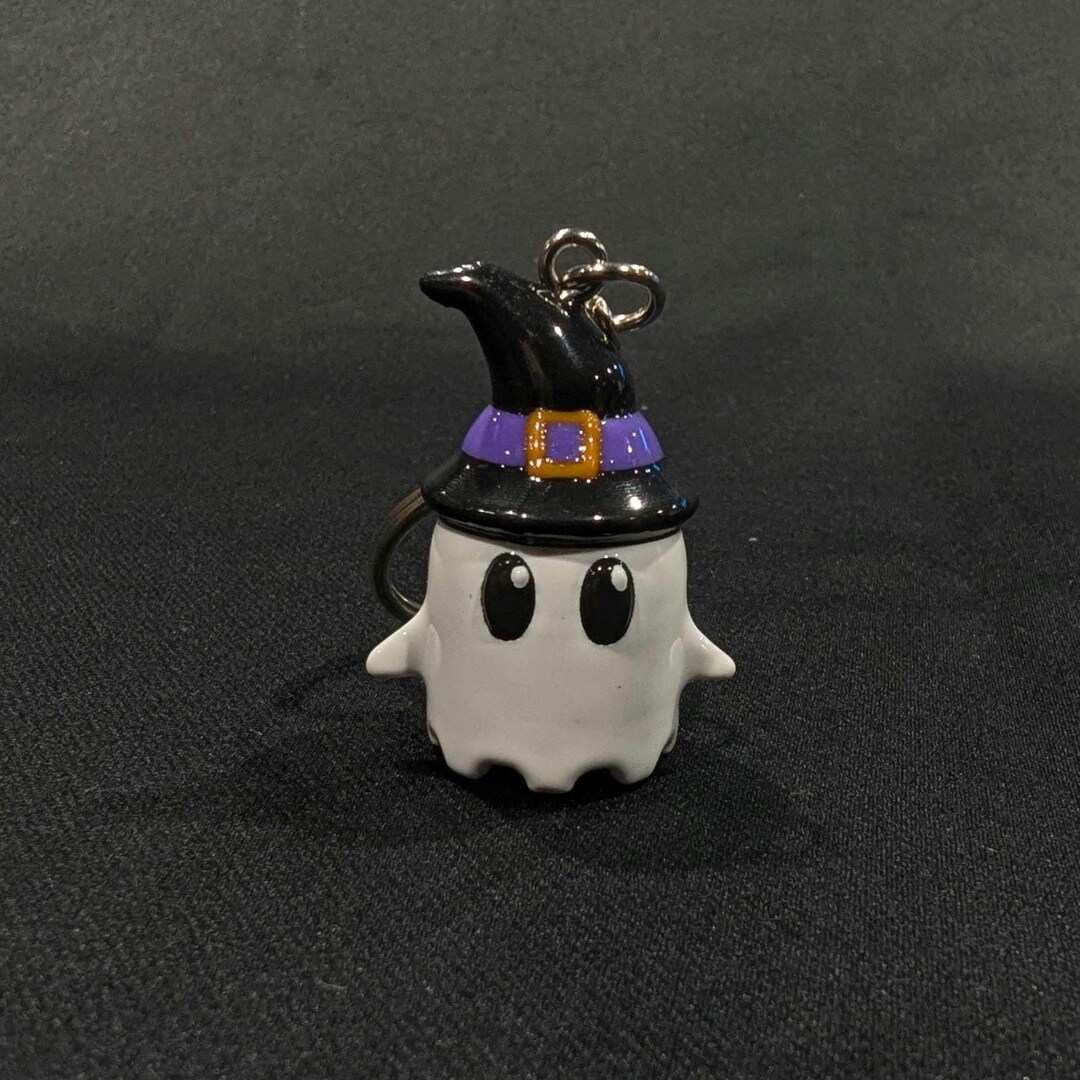 Cute Ghost Keychain - Etsy