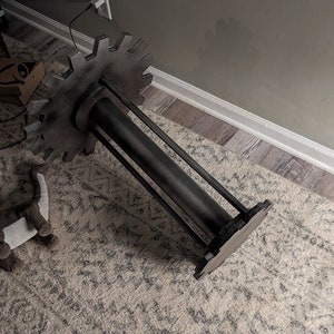 Large Axle Prop / Industrial End Table - Etsy