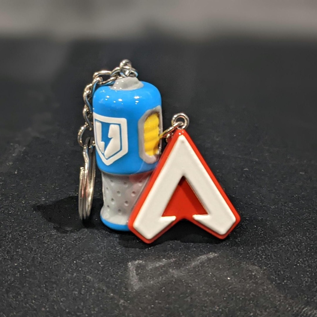 Apex Legends Inspired Shield Battery Logo 3d Keychain - Etsy