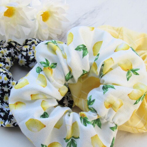 Mesh Translucent Scrunchies Fuzzy Fabric Dot Scrunchie Women | Etsy