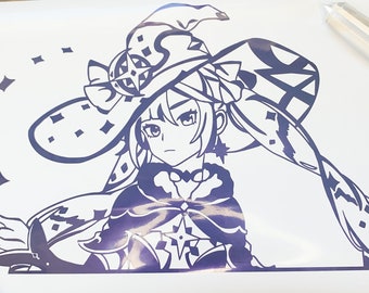 Mona Sticker Genshin - Etsy