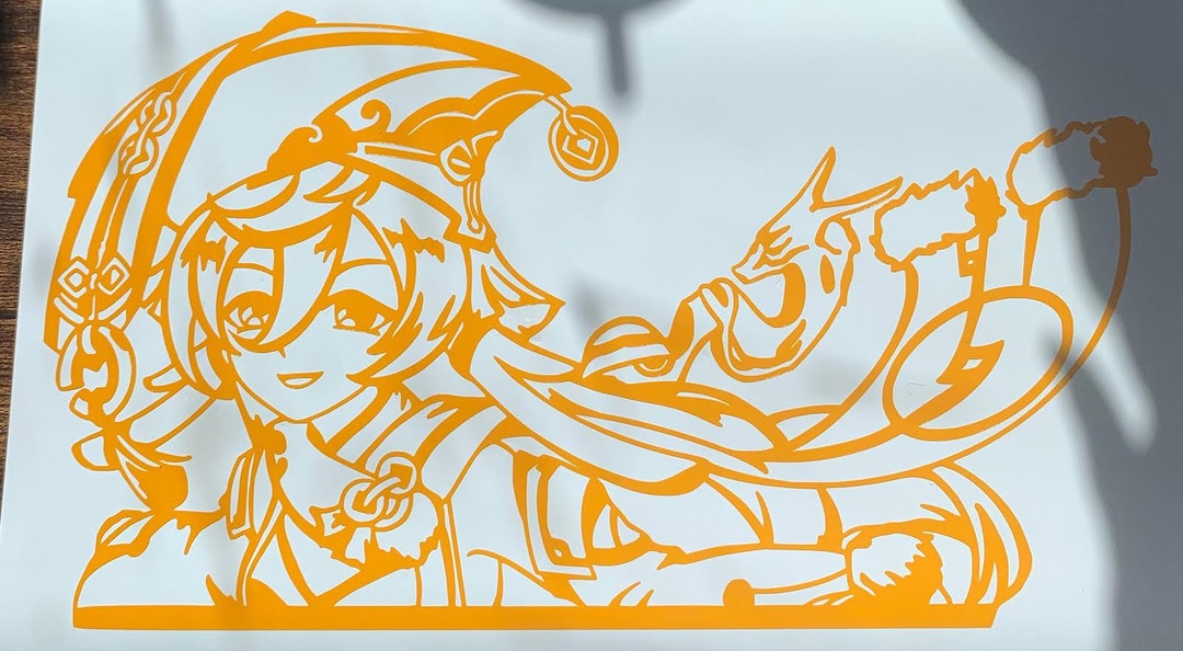 Yanfei Genshin Impact Vinyl Decal Sticker - Etsy