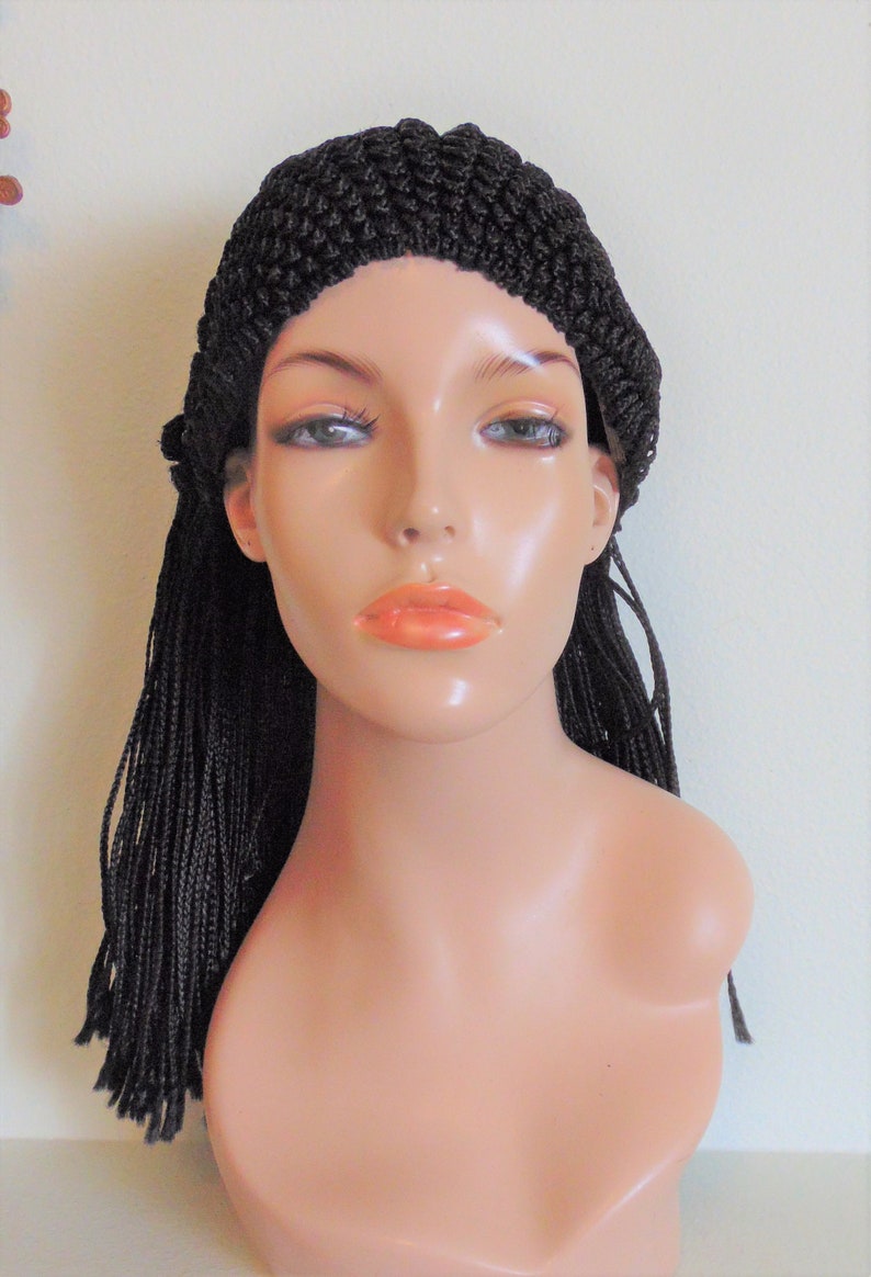 Spectacular & Rare Vtg 1920s Art Deco Black Braided Hair Skull Cap - Etsy