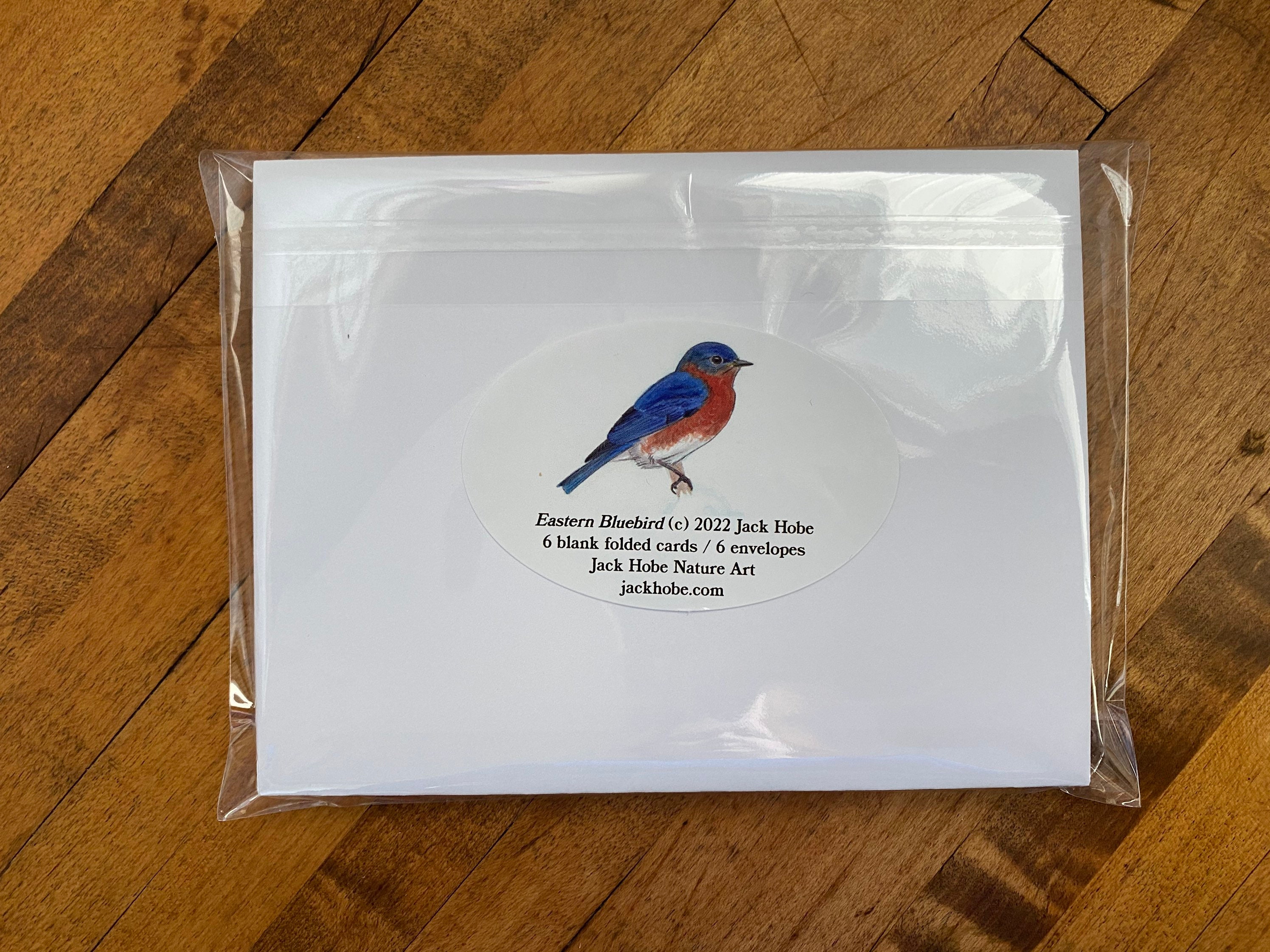 Bluebird Gift Watercolor Artwork Notecard Cheery Spring Gift for Bird ...