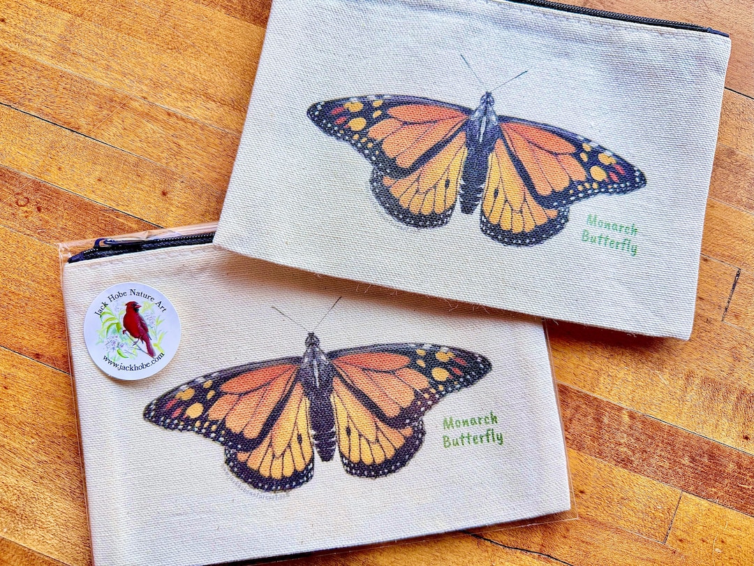 Monarch Butterfly Zipper Pouch - Etsy