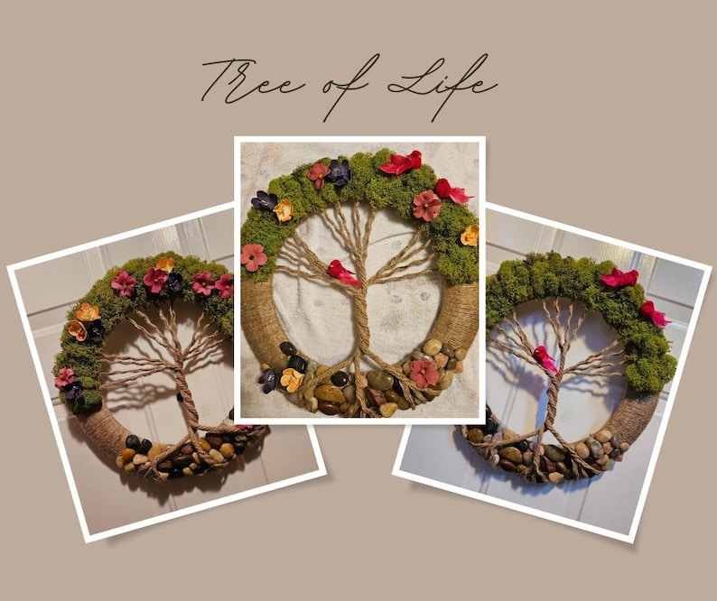 Tree of Life Handmade Wreath - Etsy