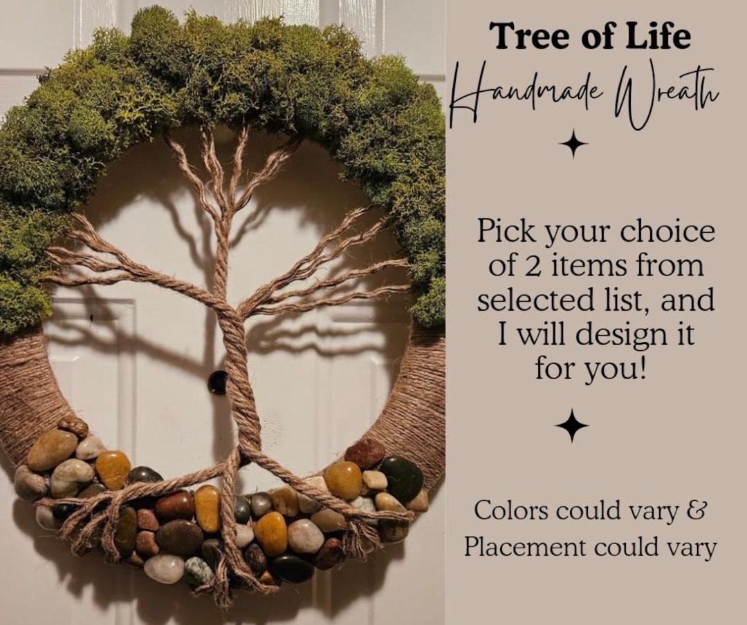 Tree of Life Handmade Wreath - Etsy