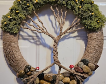 Tree of Life Handmade Wreath - Etsy