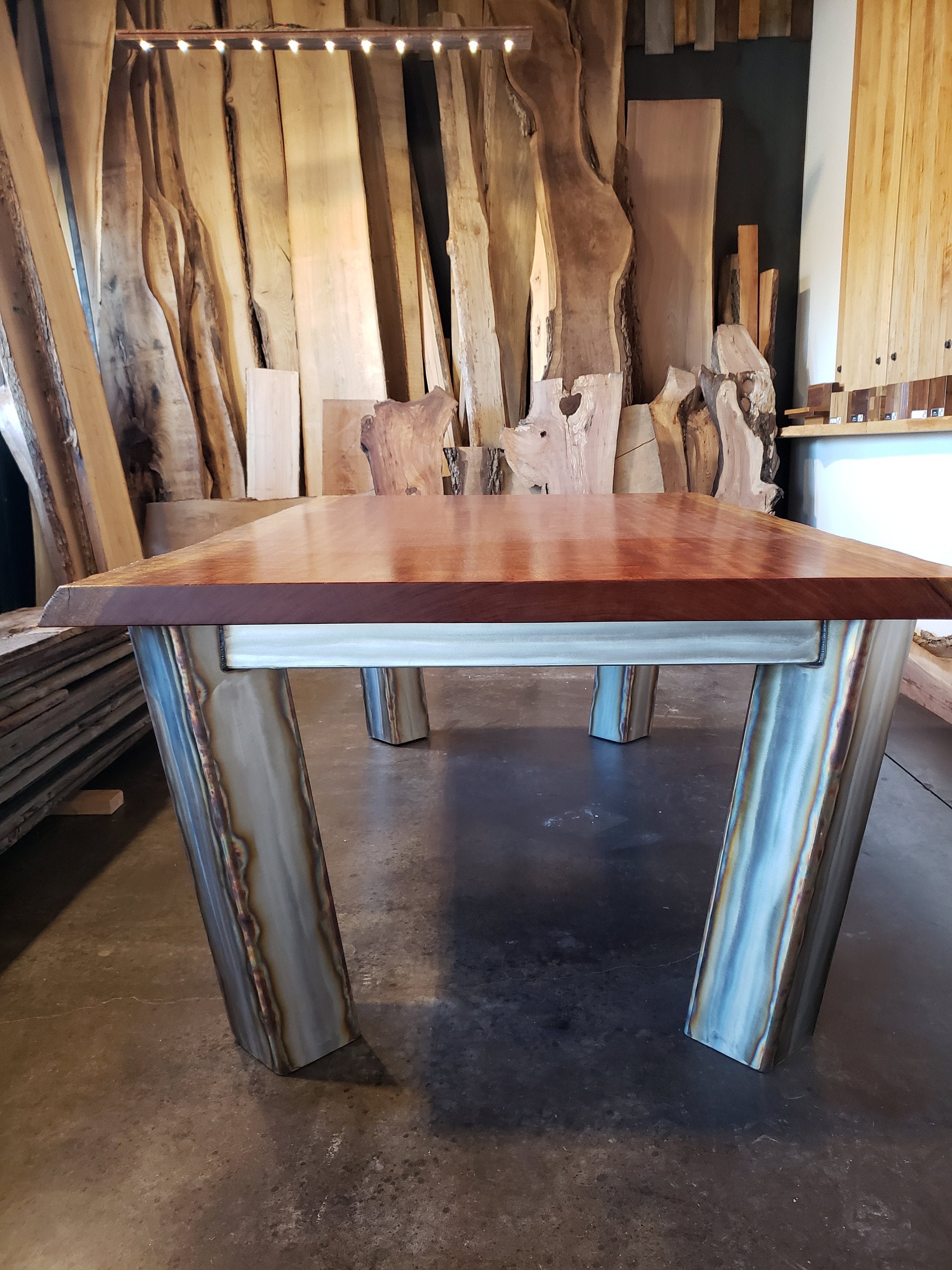 African Bubinga Dining Table - Etsy