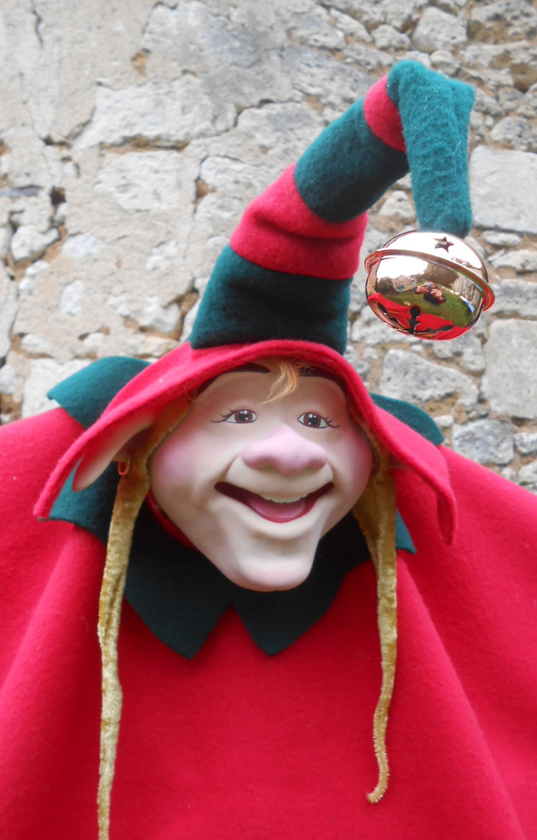 Christmas Elf Puppet in Latex and Fabric: Can Be Used by Professionals ...