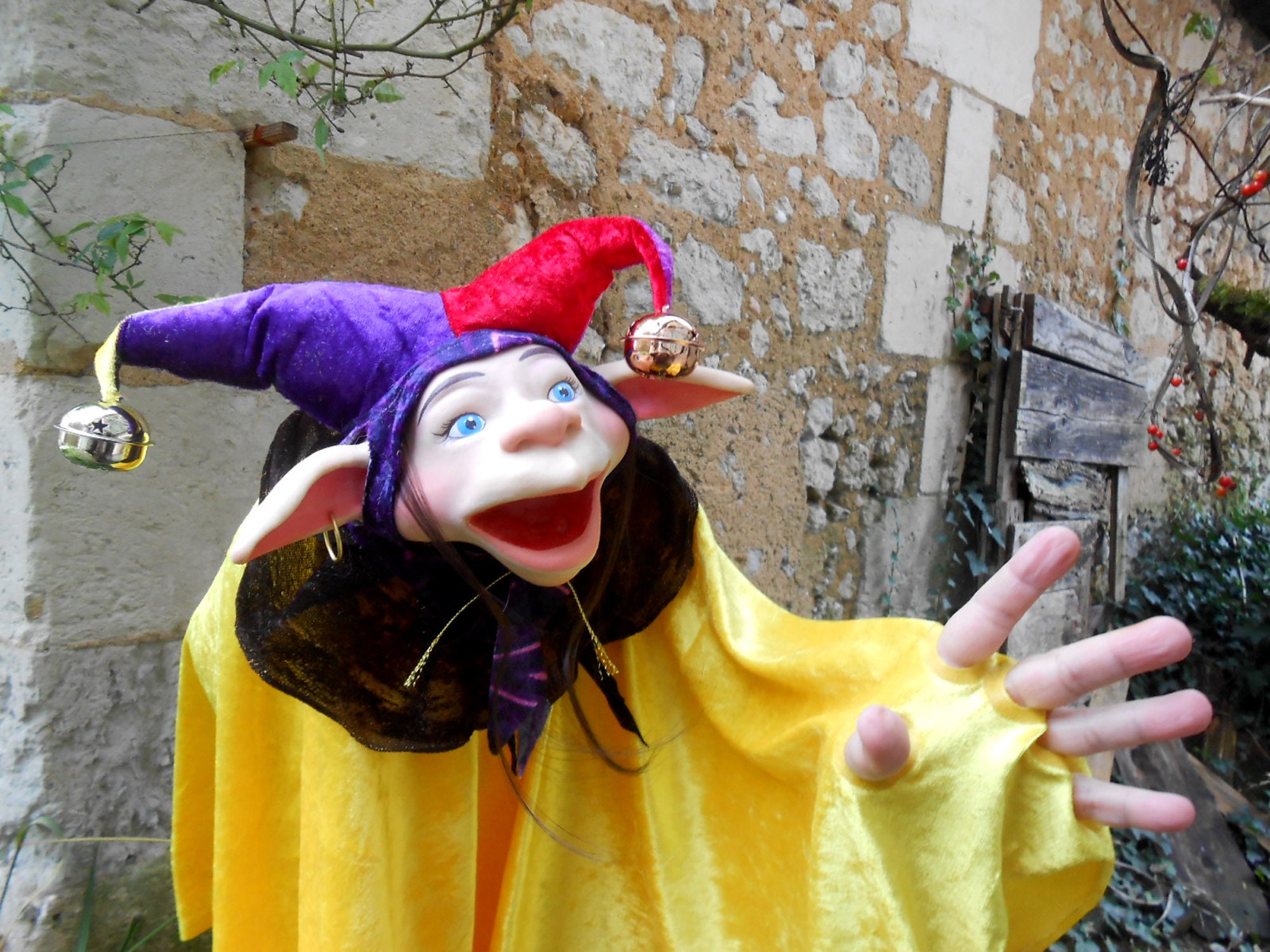 Latex and Fabric Elf Puppet: Can Be Used by Professionals - Etsy