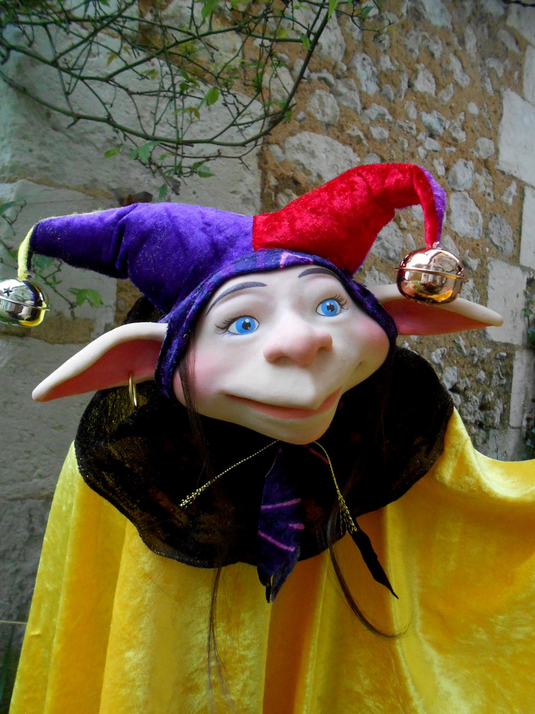 Latex and Fabric Elf Puppet: Can Be Used by Professionals - Etsy
