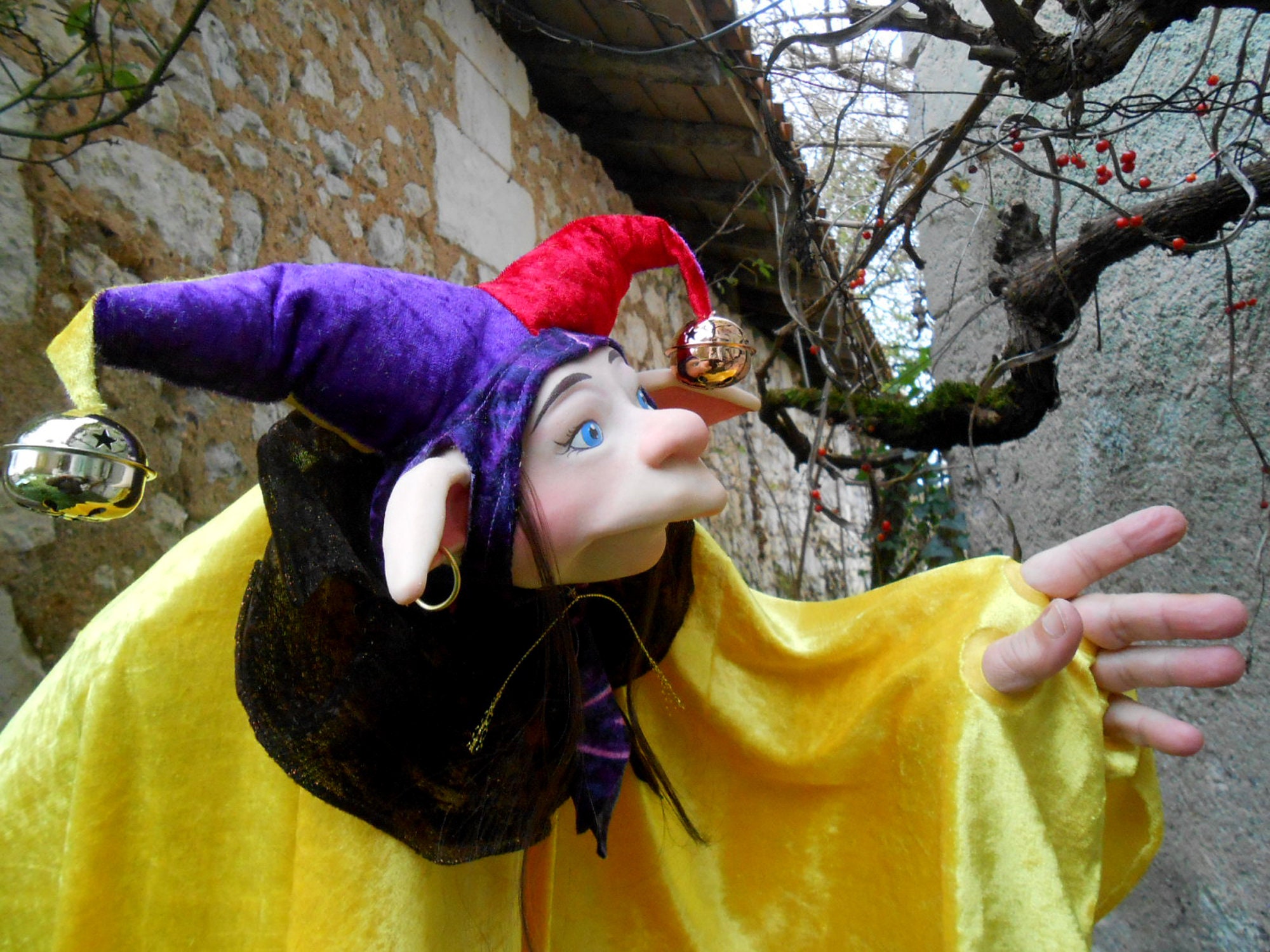 Latex and Fabric Elf Puppet: Can Be Used by Professionals - Etsy