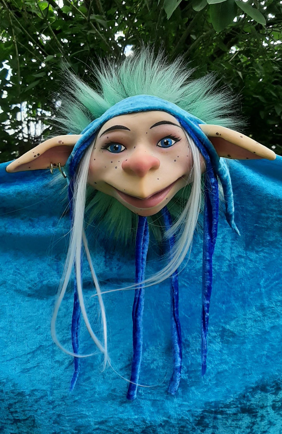 Latex and Fabric Elf Puppet: Can Be Used by Professionals - Etsy