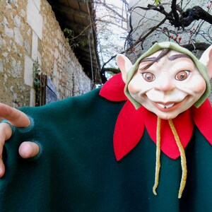 Christmas Elf Puppet in Latex and Fabric: Can Be Used by Professionals ...