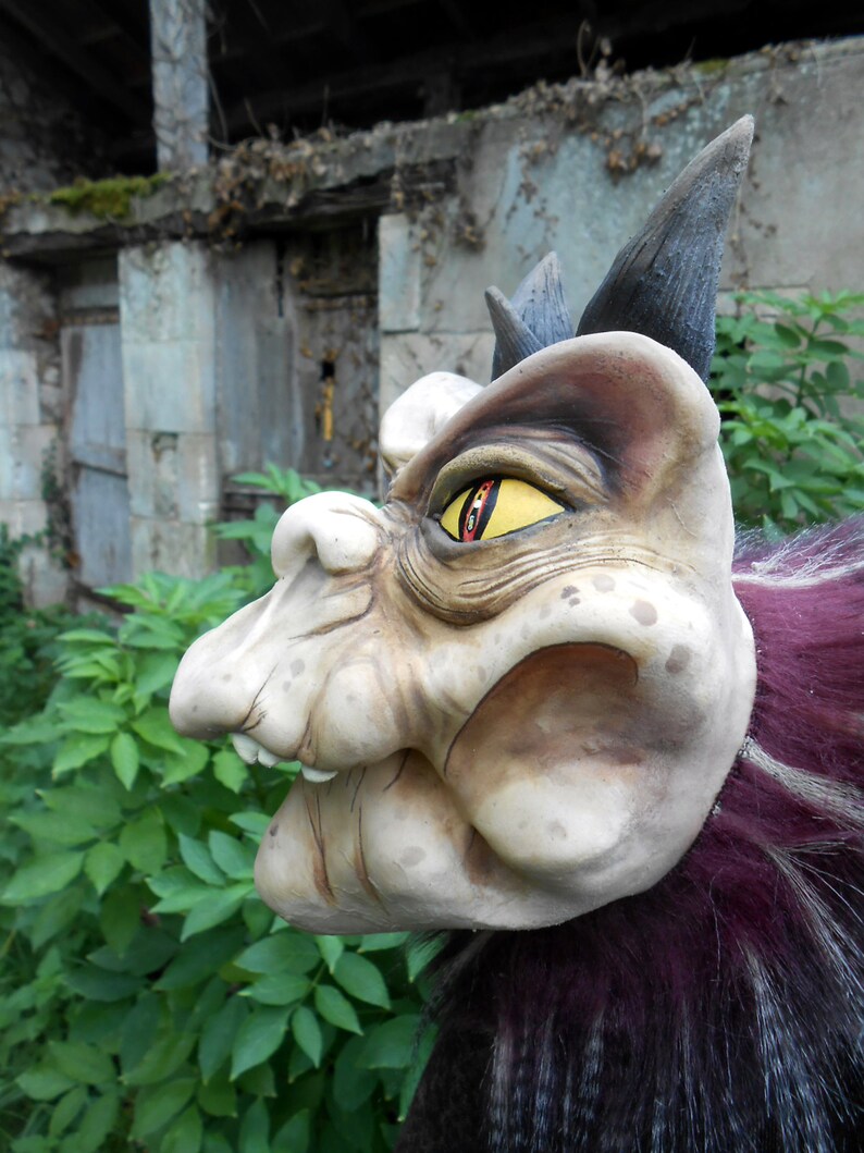 Male Demon Puppet in Latex: Can Be Used by Professionals | Etsy