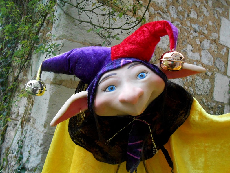 Latex and Fabric Elf Puppet: Can Be Used by Professionals - Etsy