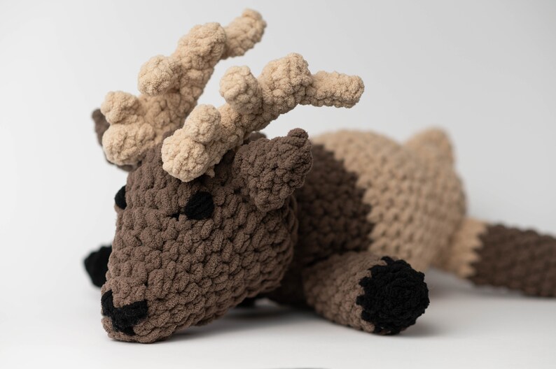 Cozy Woodland Elk Snuggler- Plushie - Etsy