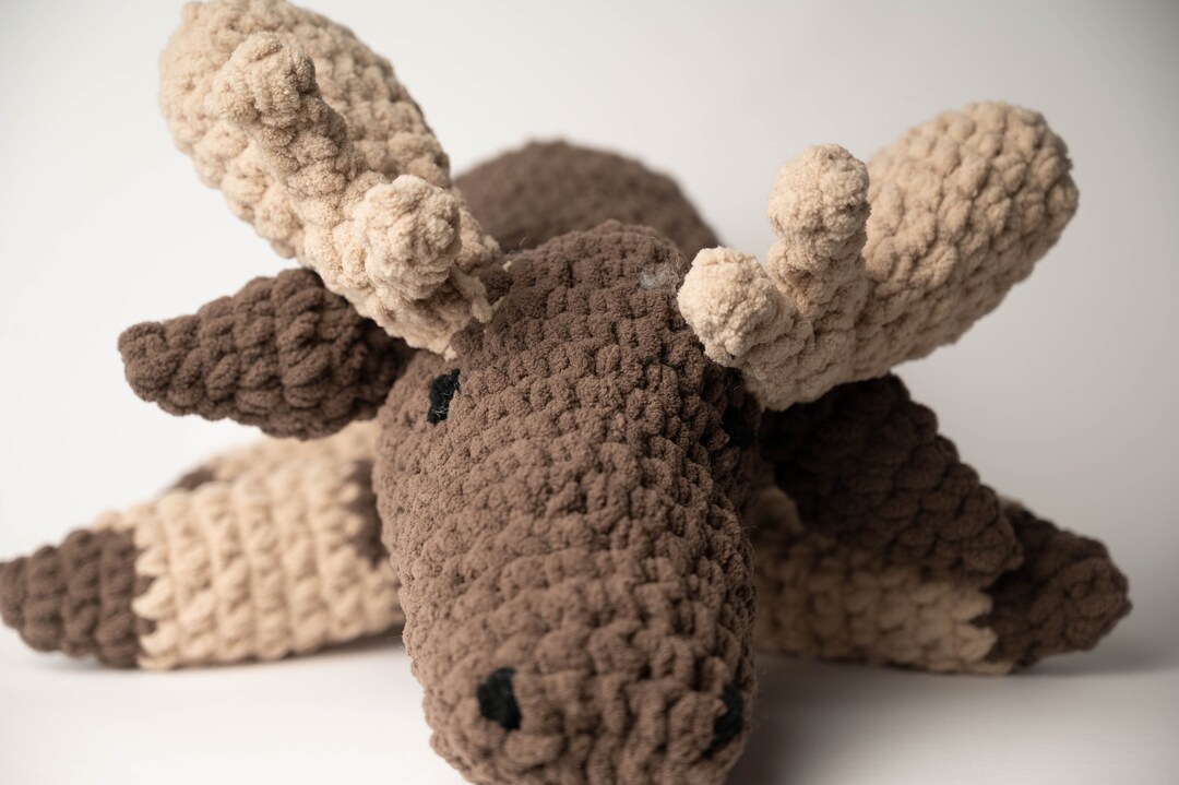 Crochet Pattern Only- Cozy Woodland Moose - Etsy