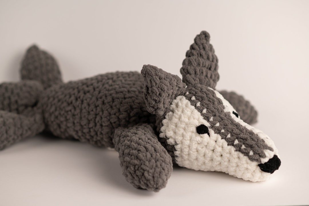 Cozy Plains Wolf Snuggler- Plushie - Etsy
