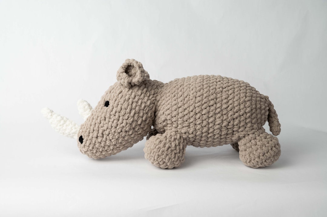 Crochet Pattern Only Cozy Savanna Rhino - Etsy